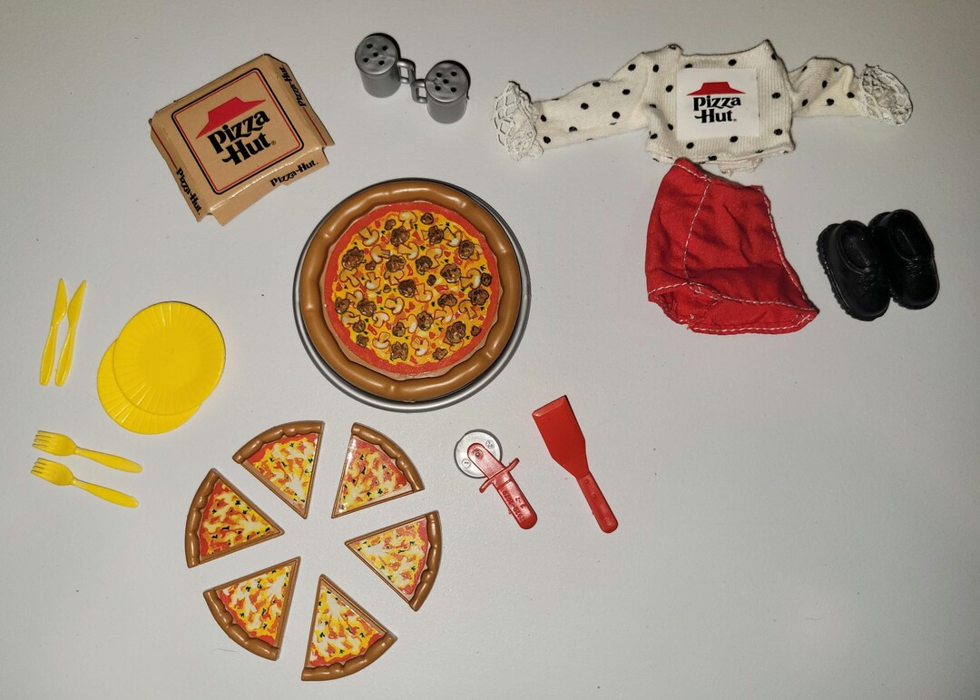 Vintage 1991 Mattel Barbie 'pizza Party Skipper Outfit' - Etsy