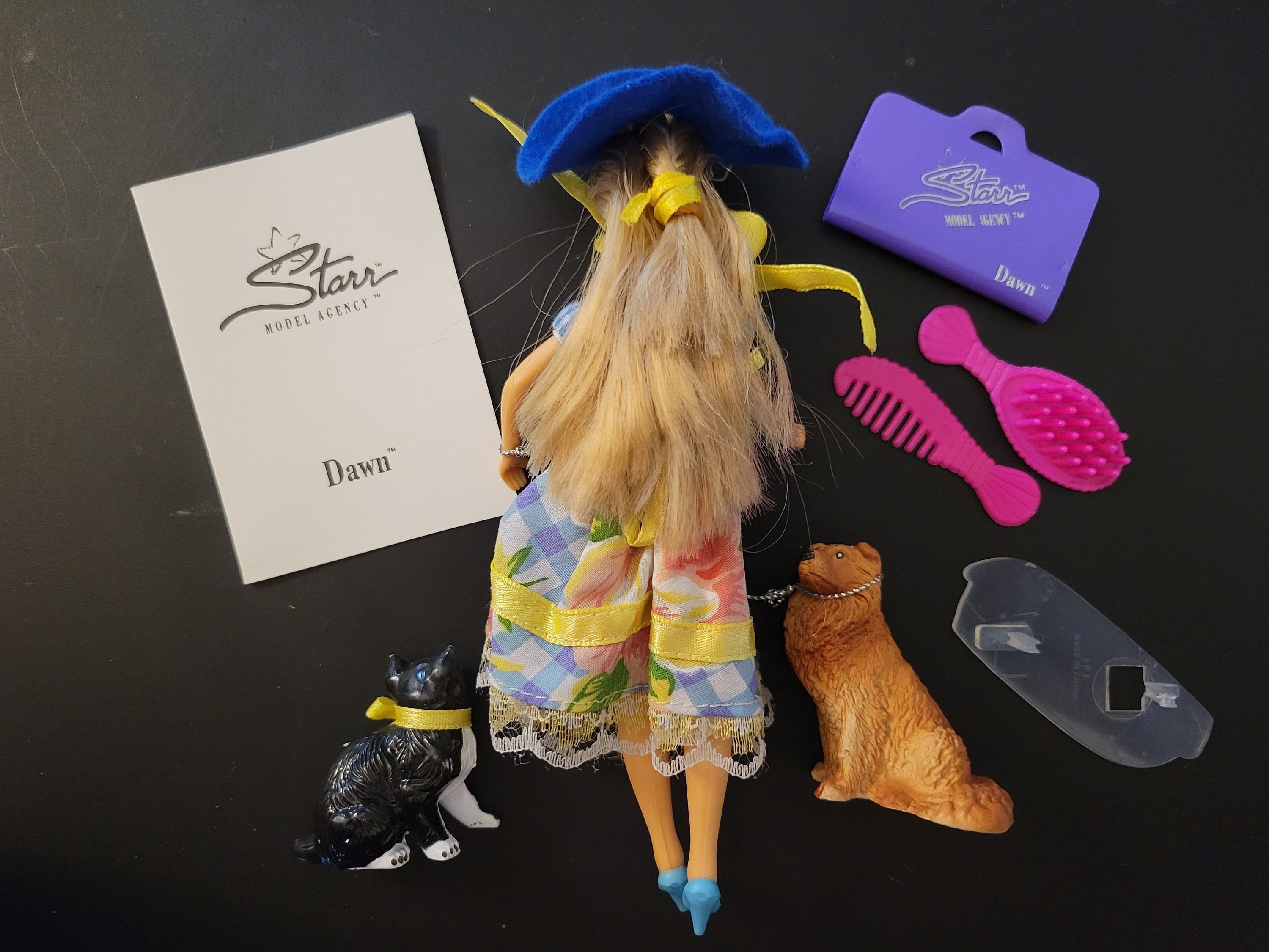Vintage 90's Starr Modeling Agency Dolls 'prized Pets DAWN' COMPLETE ...