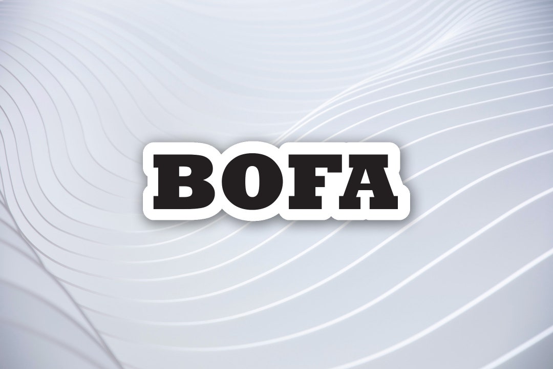 BOFA Sticker - Etsy