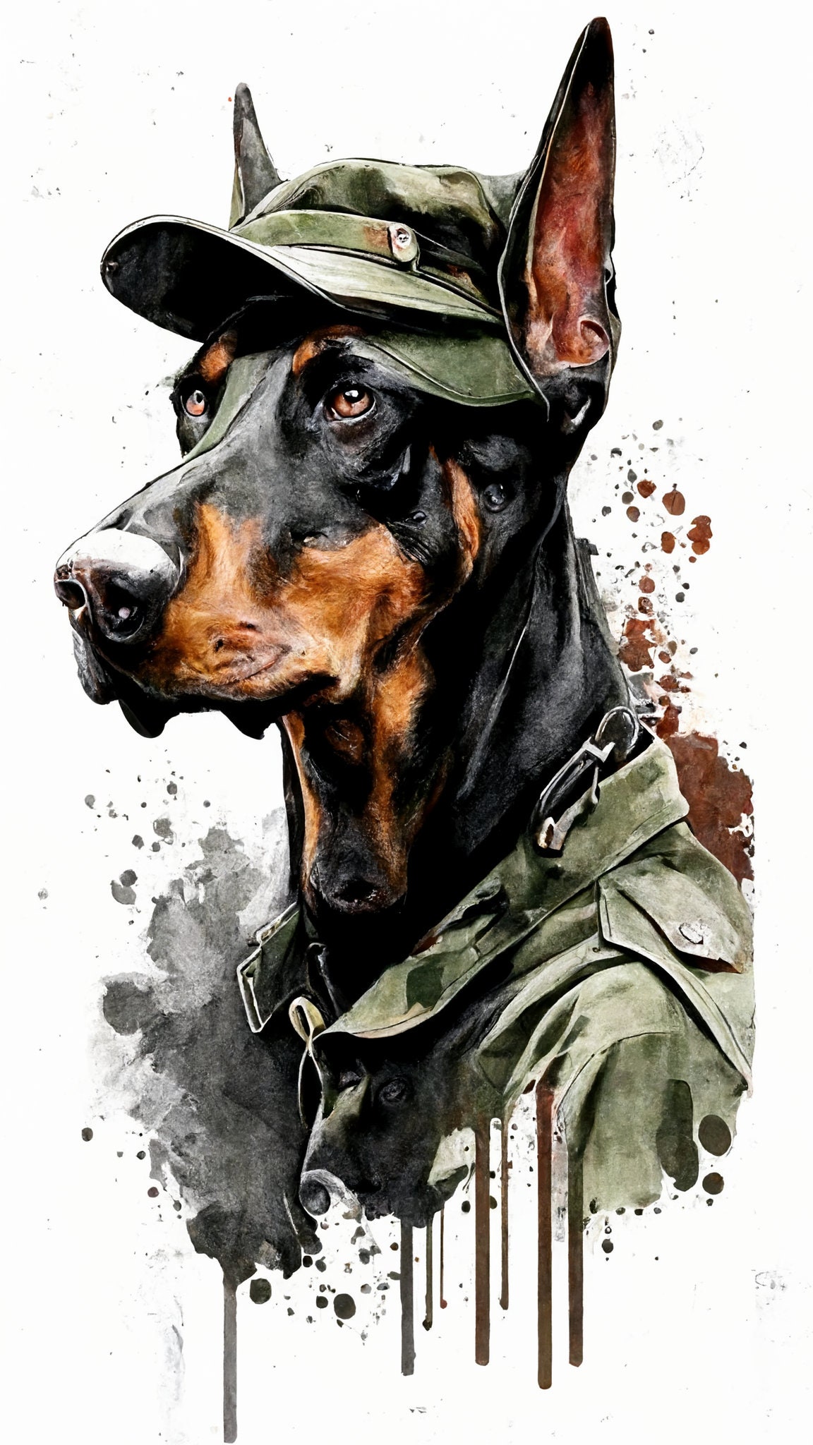 Doberman Warriors: the Three Elite Military Canines Doberman Pinscher ...