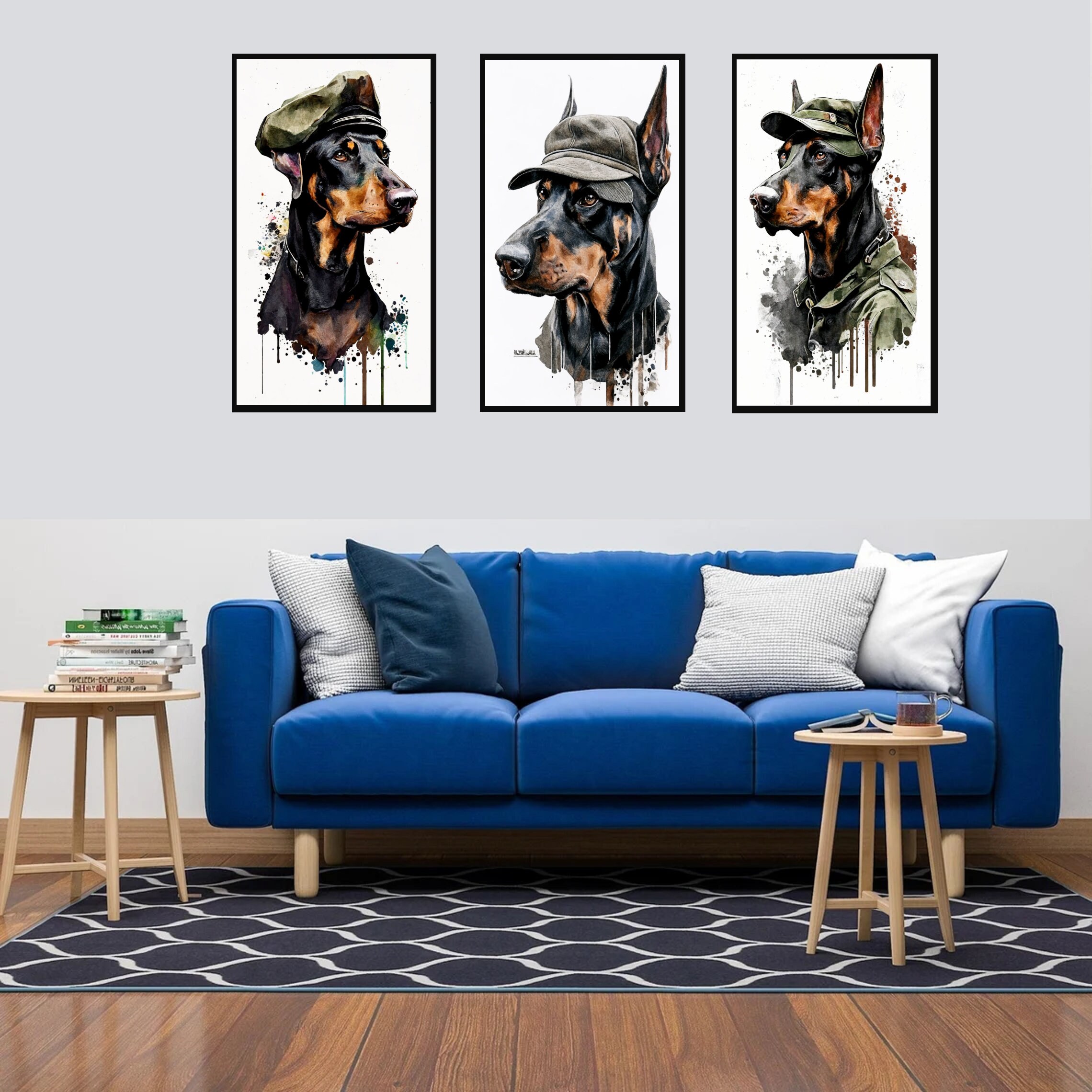 Doberman Warriors: the Three Elite Military Canines Doberman Pinscher ...