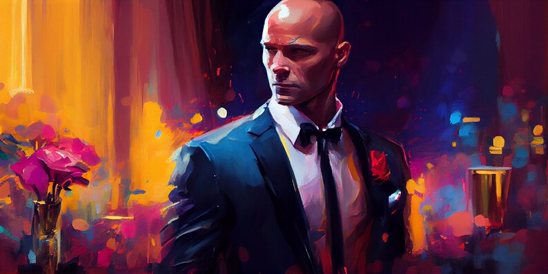 The Spy Who Came in for Cocktails Hitman Art Spy at Fancy Dress Party ...