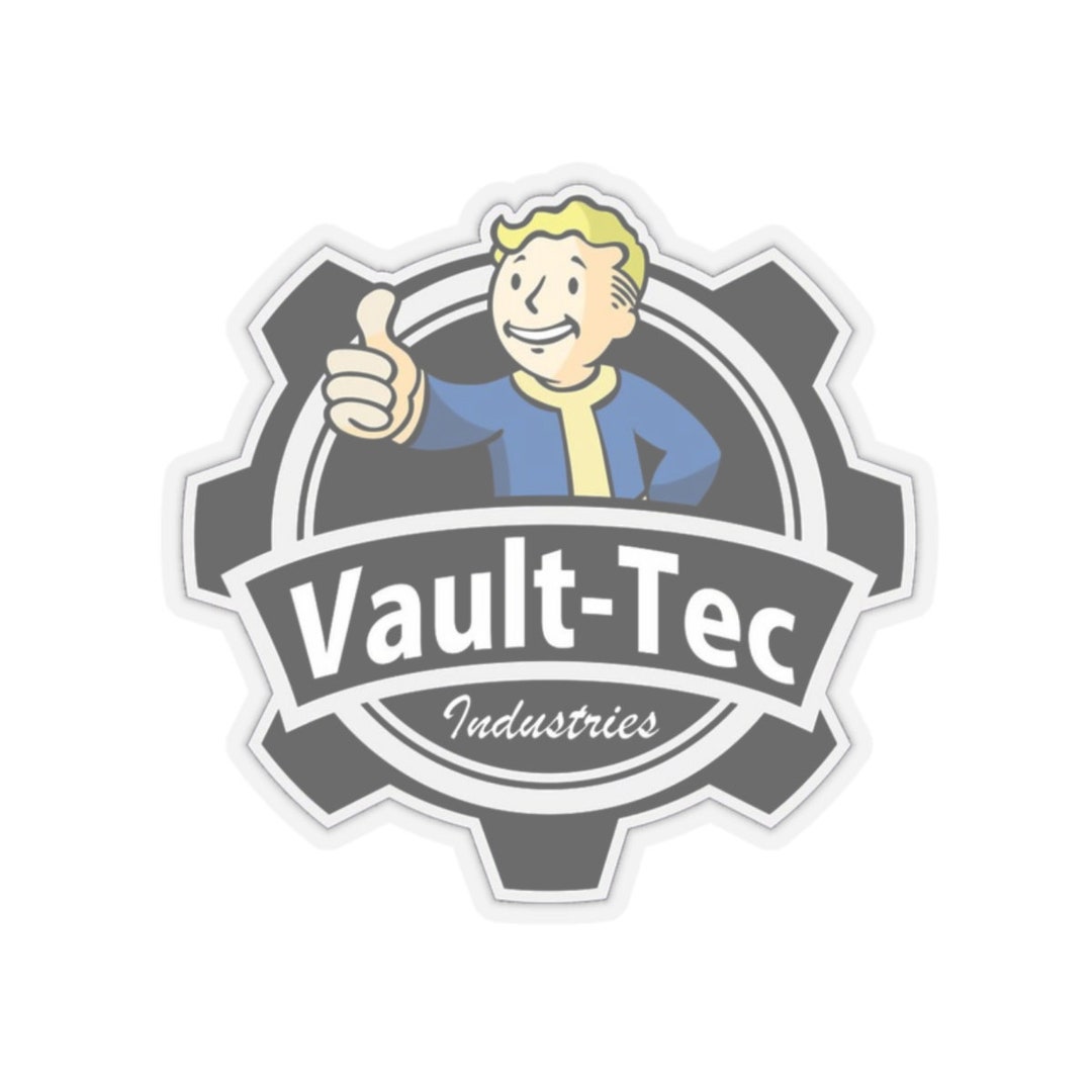 Fallout Sticker Vault Boy Vault-tec Sticker - Etsy