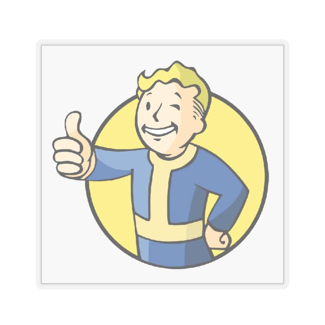 Fallout Sticker Vault Boy Sticker - Etsy