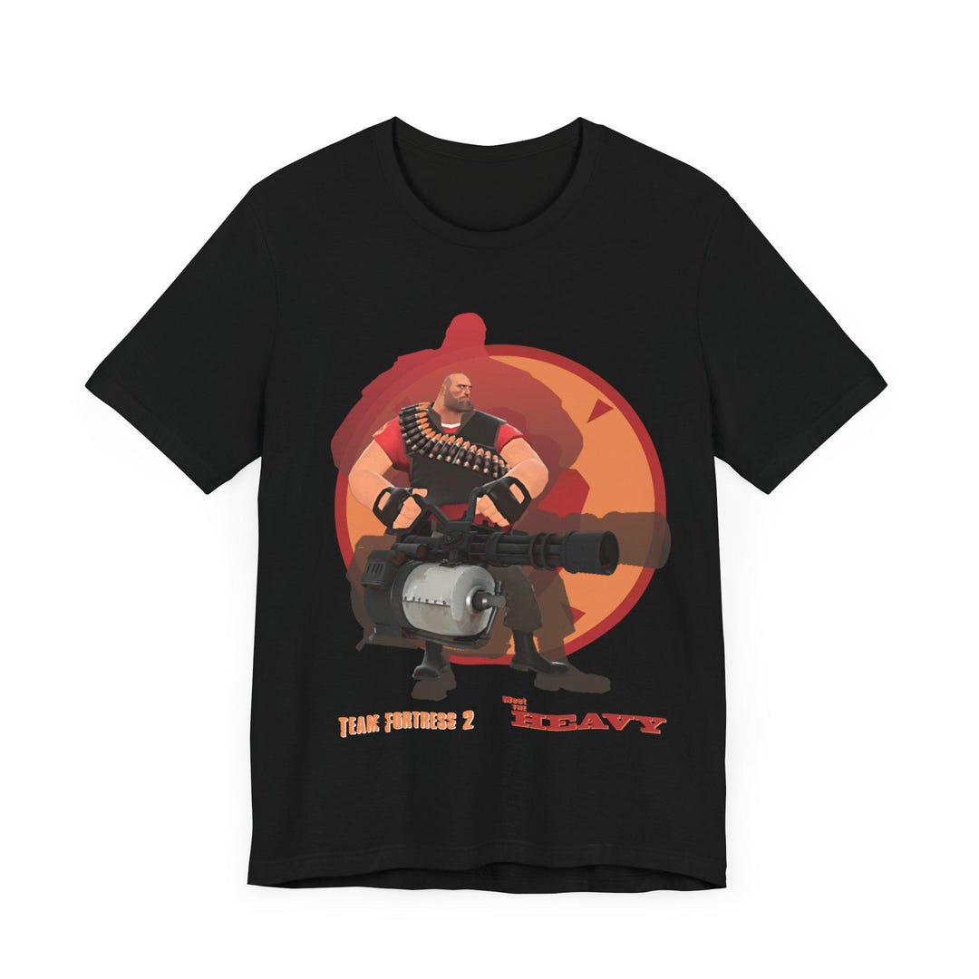 Team Fortress 2 Heavy TF2 Tshirt, Gamer Fan Tee, Unisex Gaming Shirt ...