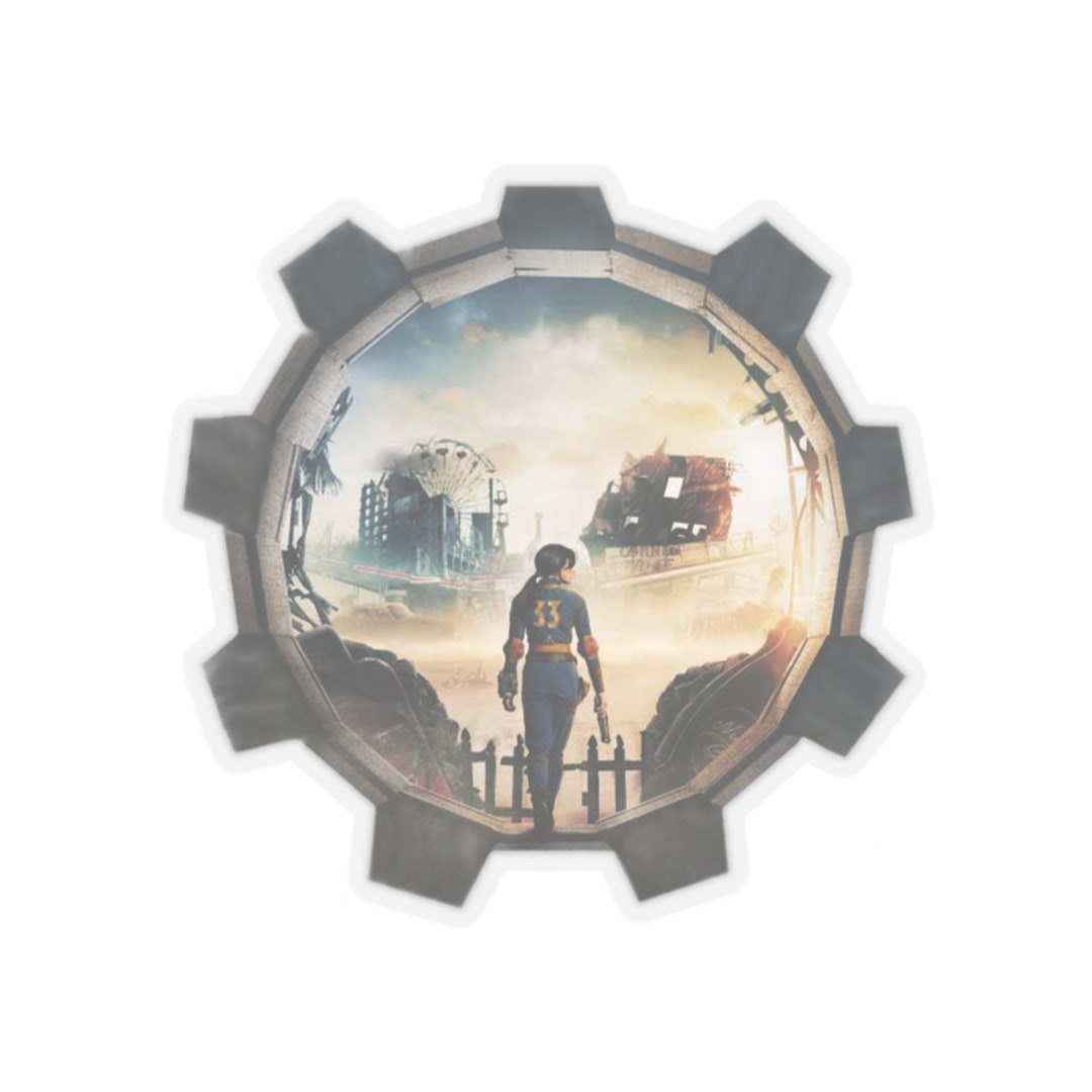 Fallout Sticker TV Series Lucy Out of Vault Sticker - Etsy