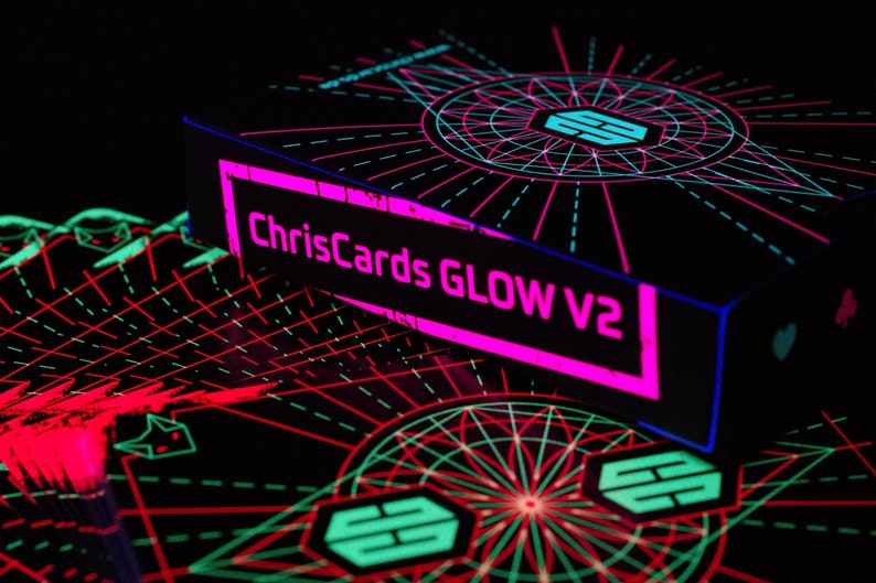 Chris Cards V2 Playing Cards Cardistry, Magic Cards With the Glow ...