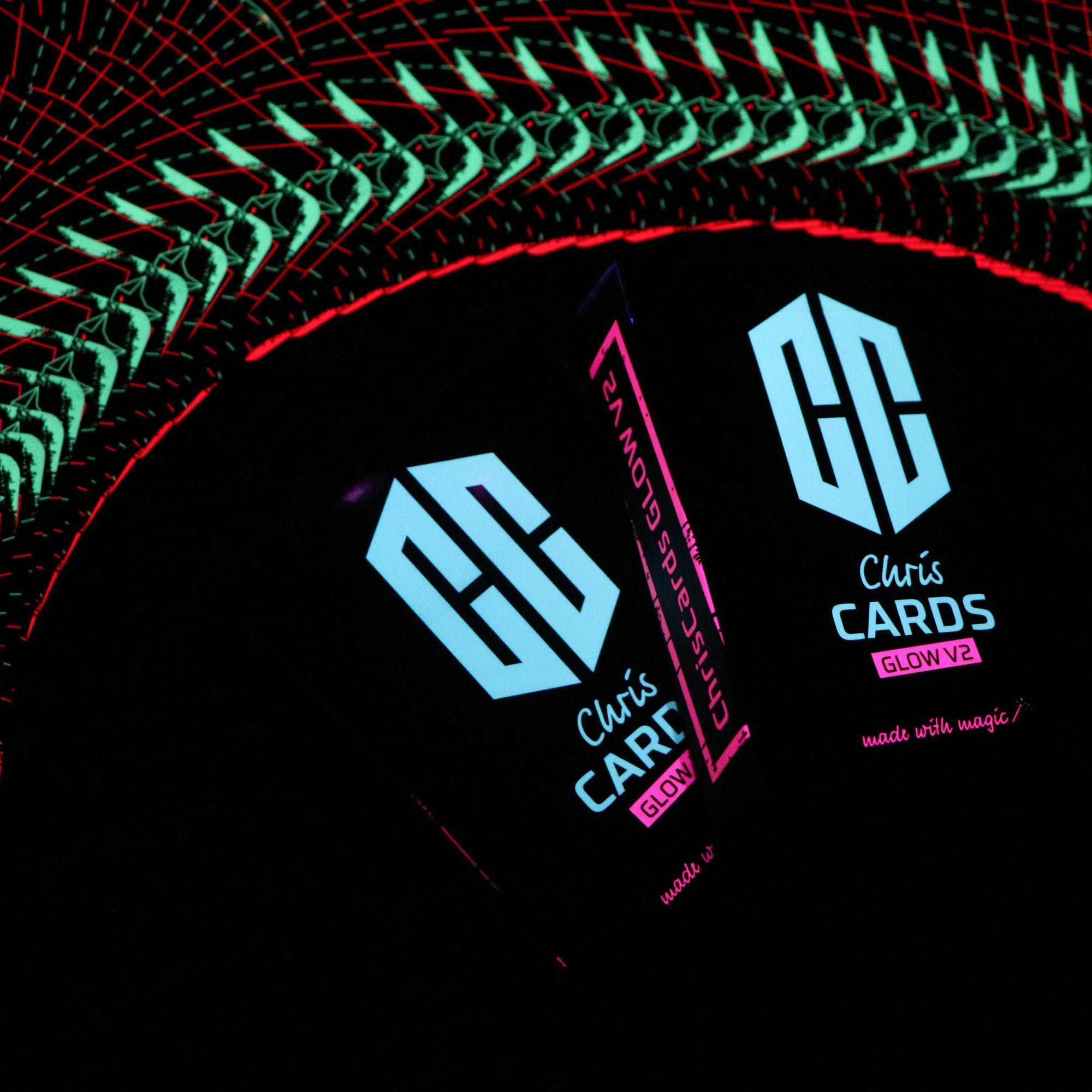 Chris Cards V2 Playing Cards Cardistry, Magic Cards With the Glow ...