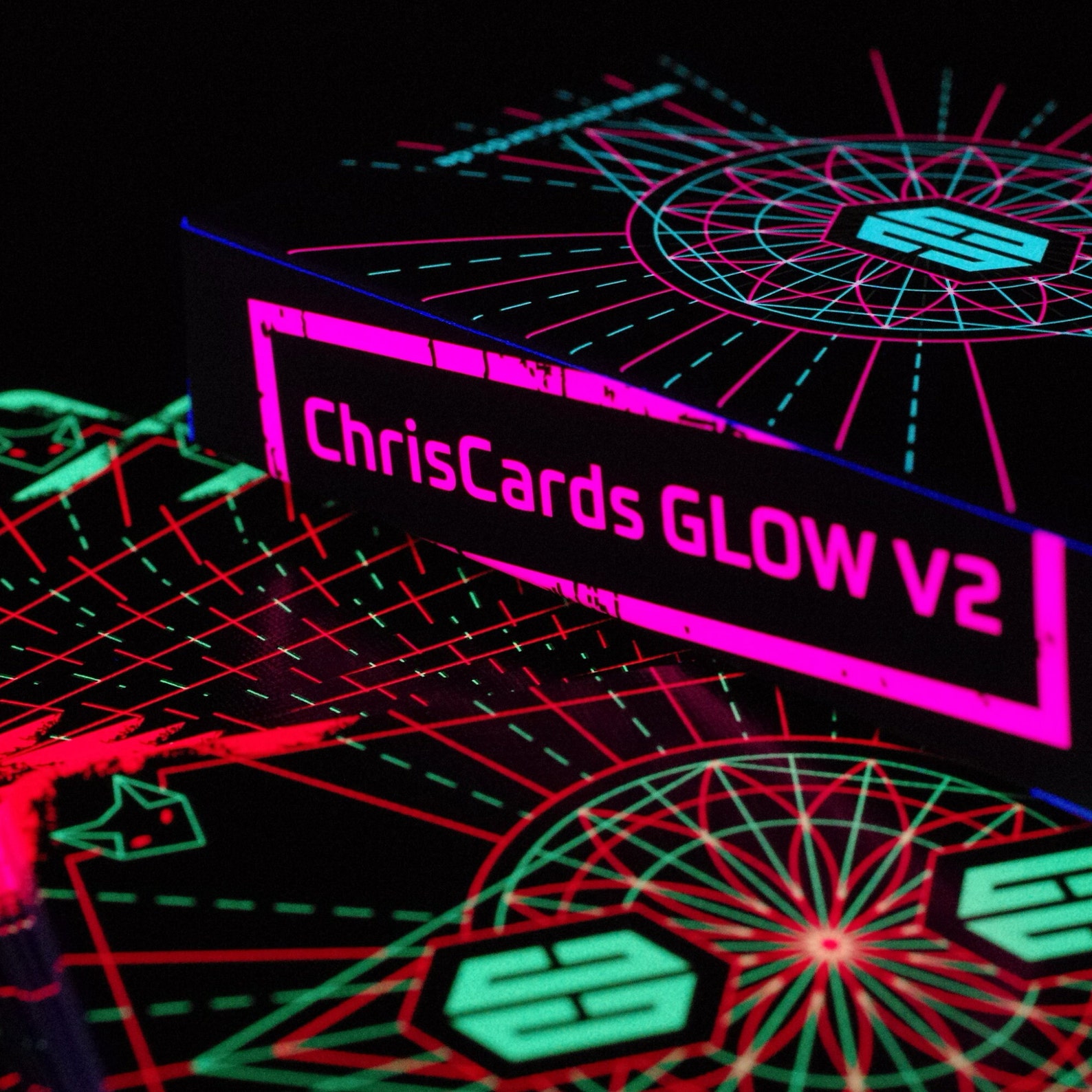 Chris Cards V2 Playing Cards Cardistry, Magic Cards With the Glow ...