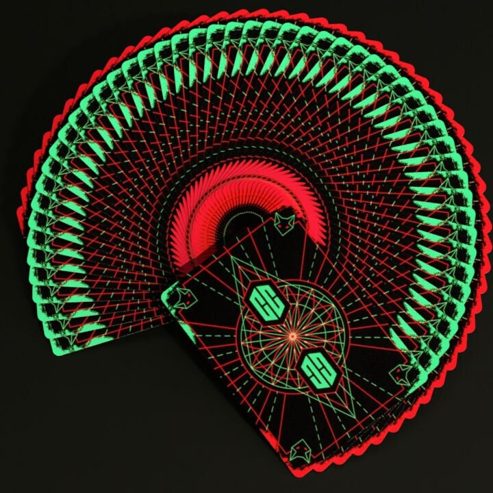 Chris Cards V2 Playing Cards Cardistry, Magic Cards With the Glow ...