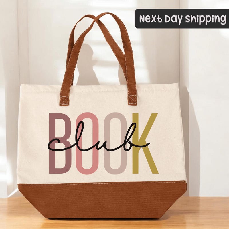 Book Club Tote Bags - Etsy