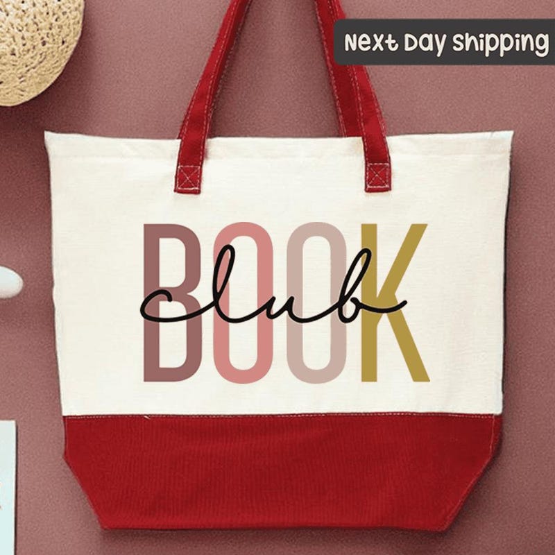 Book Club Tote Bags - Etsy