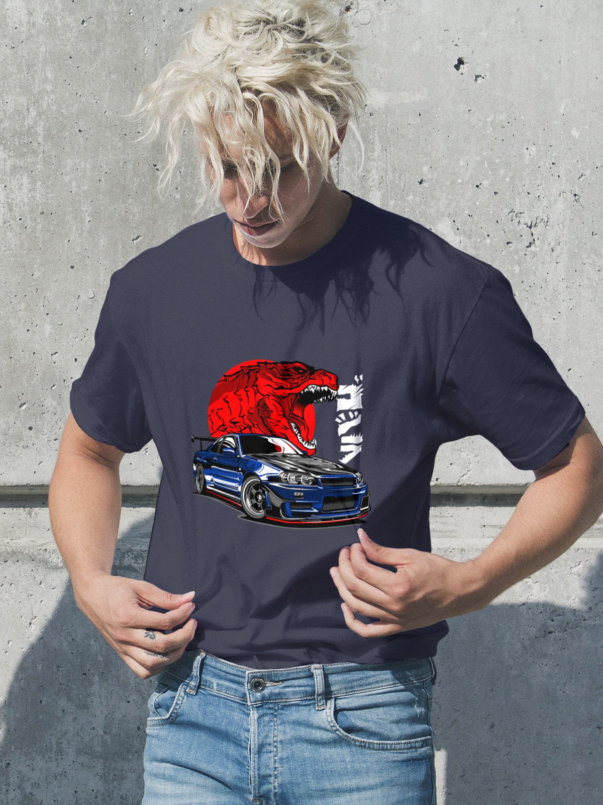 Skyline R34 GTR Shirt Jdm Car Shirt JDM T-shirt Car Guy - Etsy