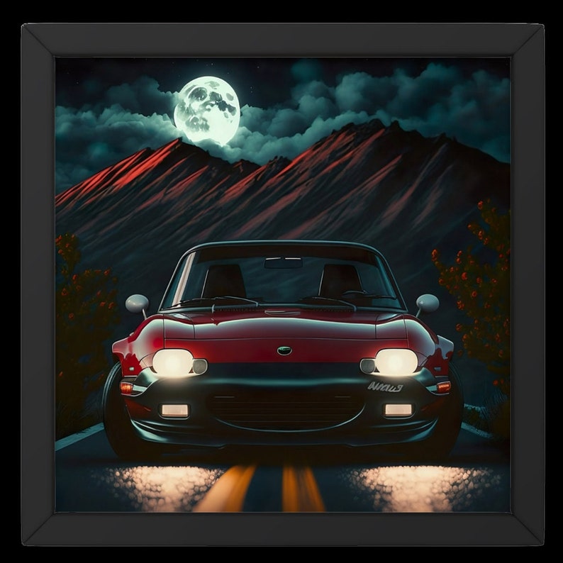Mazda Miata MX5 Anime Prints Wall Art for Kids Boys Room JDM - Etsy