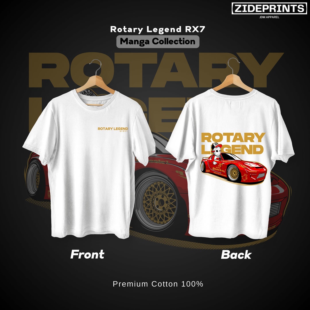 Rotary Legends RX7 FD Shirt Mazda RX7 Car Shirt, JDM T-shirt, Fd3s Tee ...