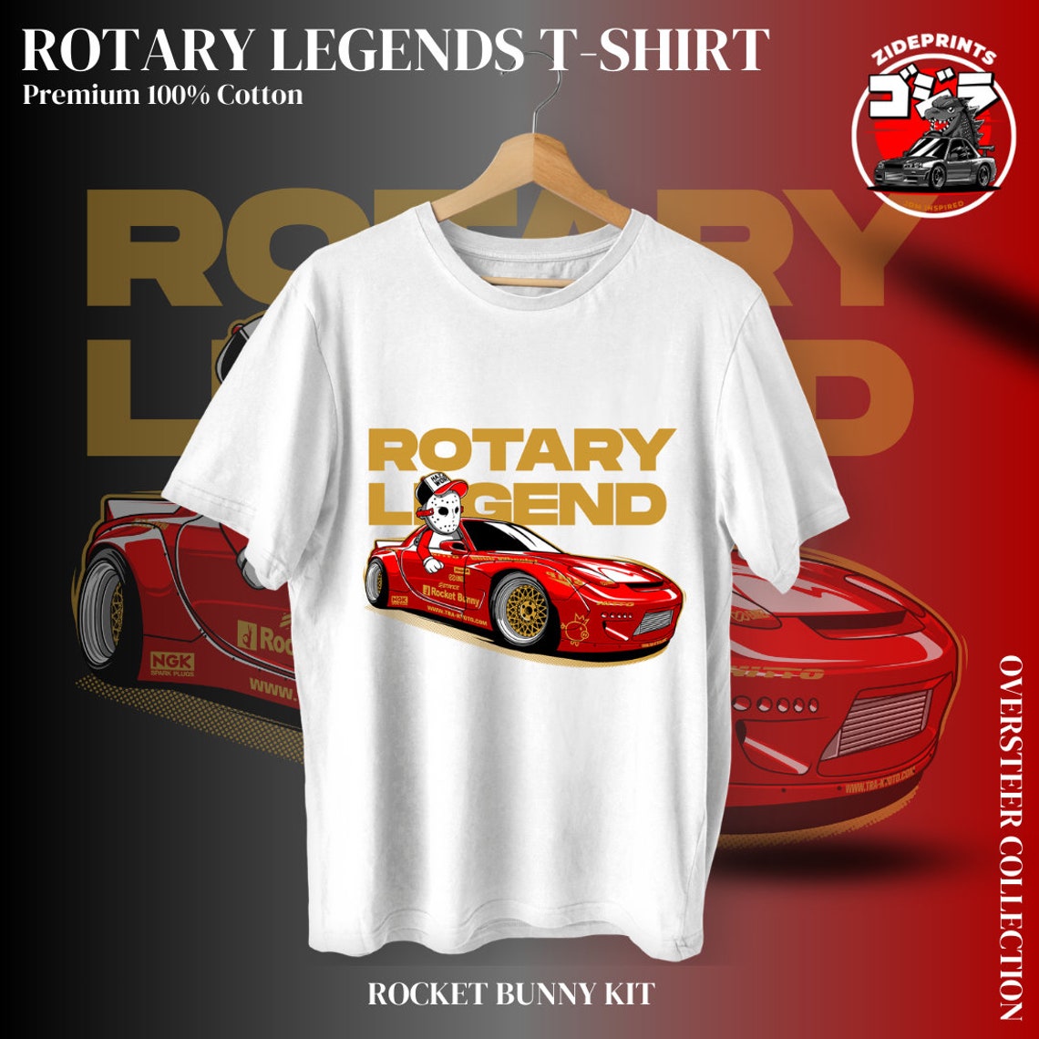 Rotary Legends RX7 FD Shirt Mazda RX7 Car Shirt, JDM T-shirt, Fd3s Tee ...