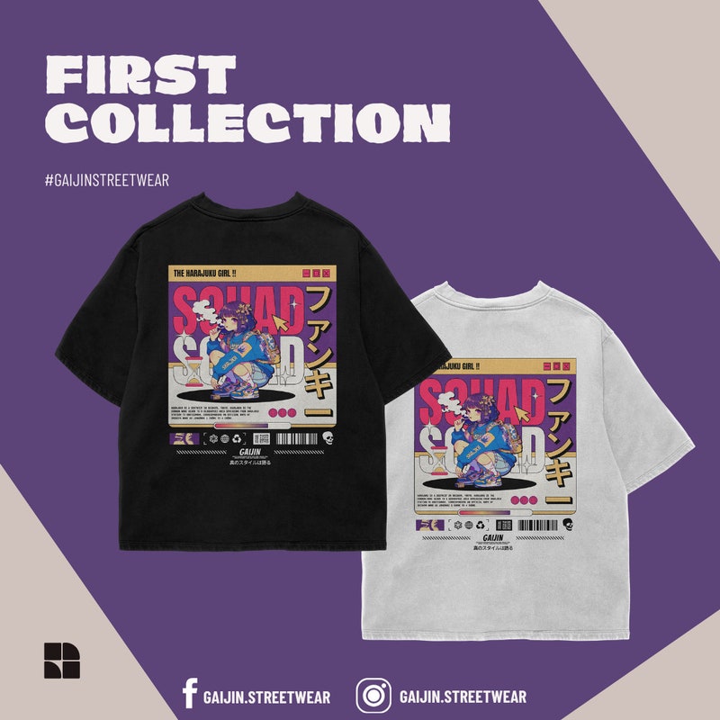 Oversize Anime Shirt - Etsy