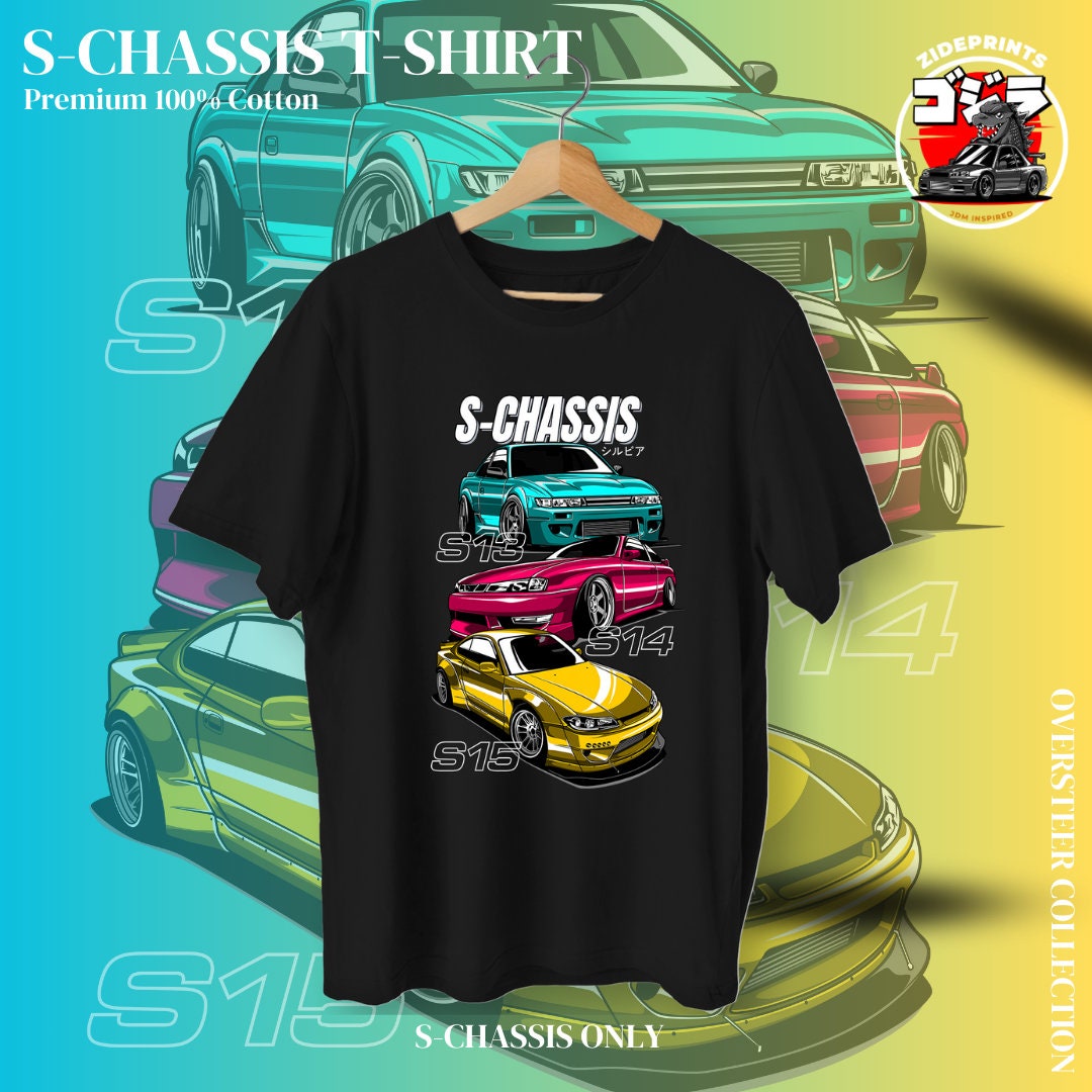 S Chassis Shirt, S13 S14 S15 Shirt, Jdm Car Shirt. JDM Shirt. Silvia ...