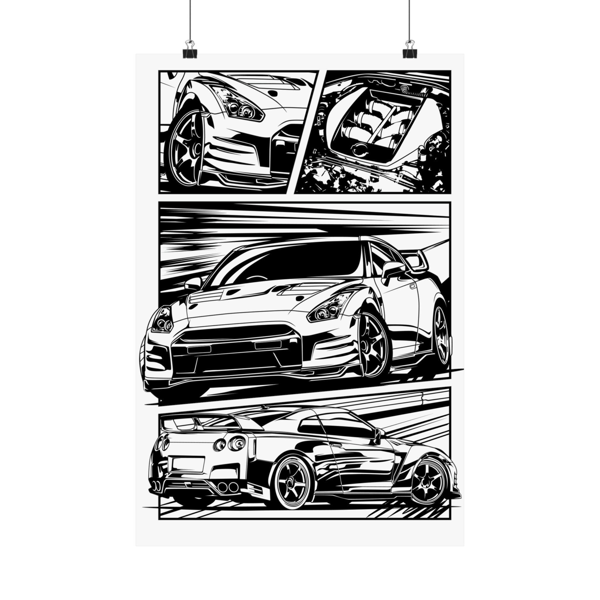 Nissan GTR R35 Premium A2/A3 Poster - Etsy