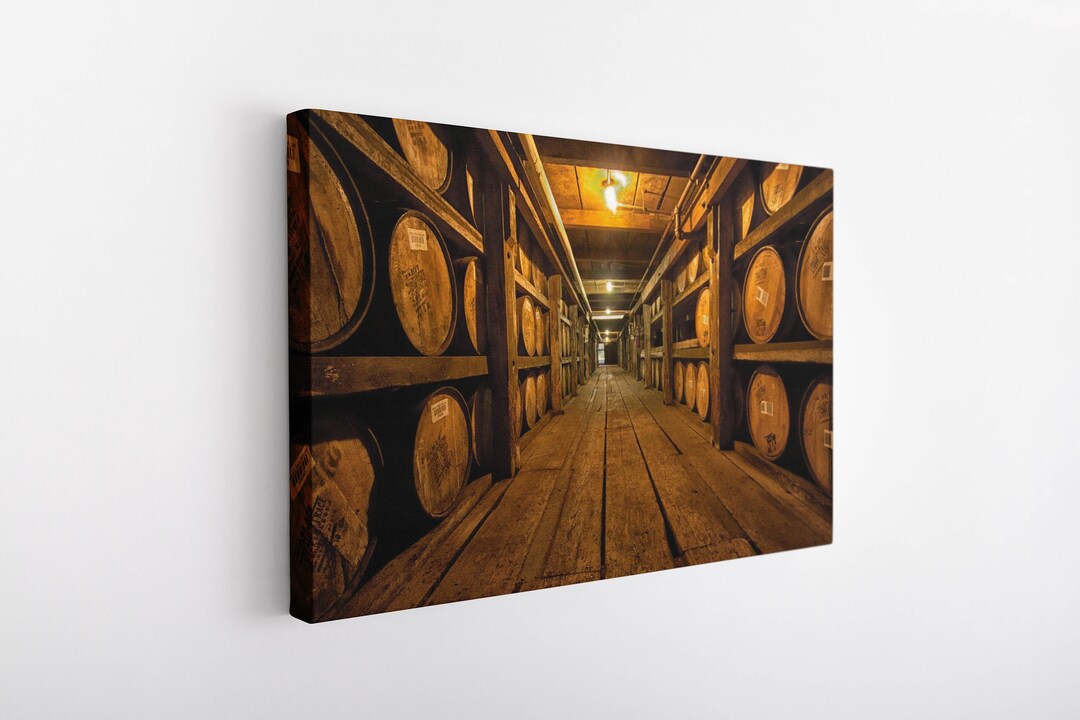 Barrels Wall Art PHOTOGRAPHY PRINT Whiskey Bourbon Barrels Distillery ...