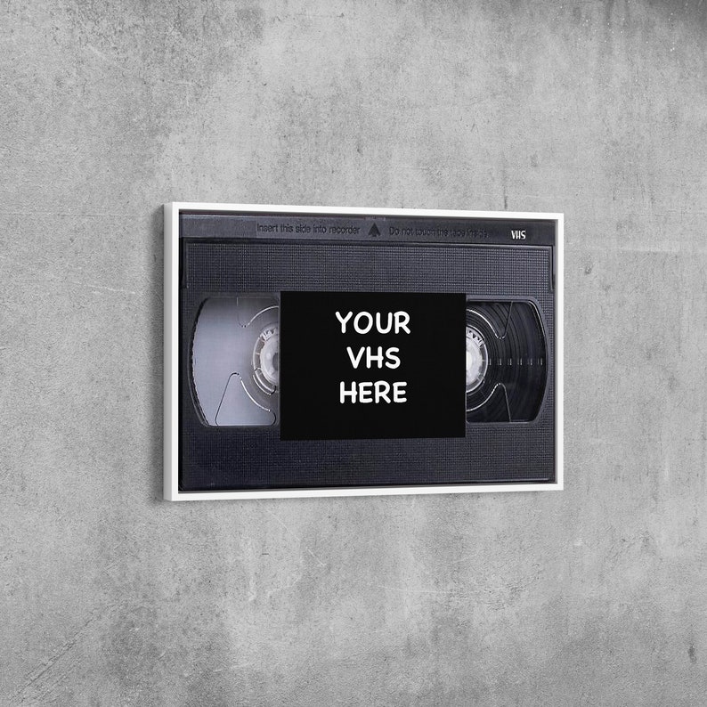 Your Pick Horror VHS, 80s 90s Movie Tape, Horror Canvas, Halloween ...