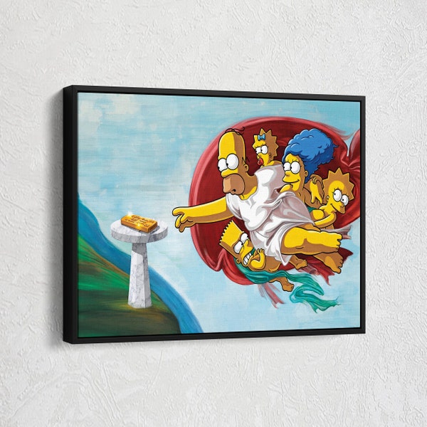 Simpsons Canvas Paintings - Etsy