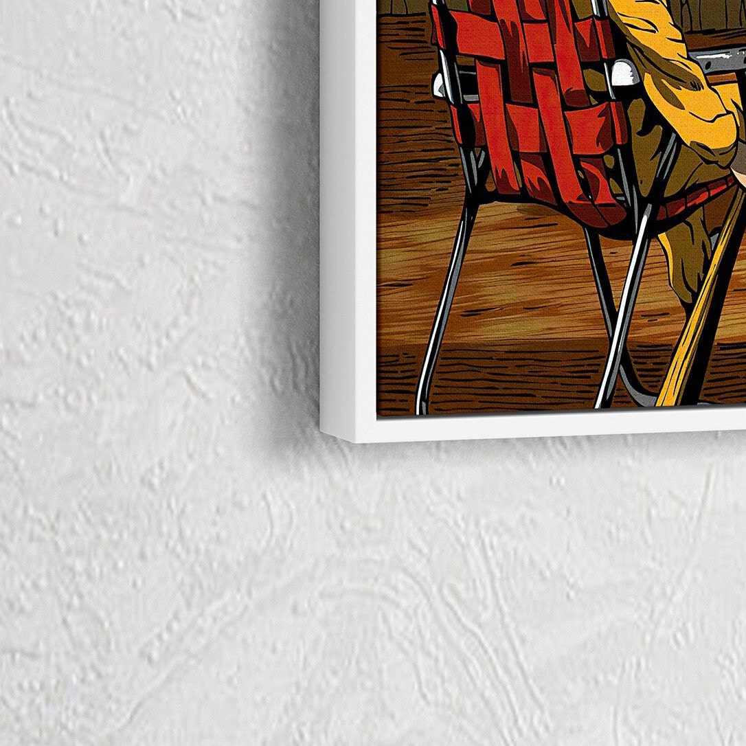 Rick and Morty Breaking Bad, Rick & Morty Wall Art, Cartoon Canvas Wall ...