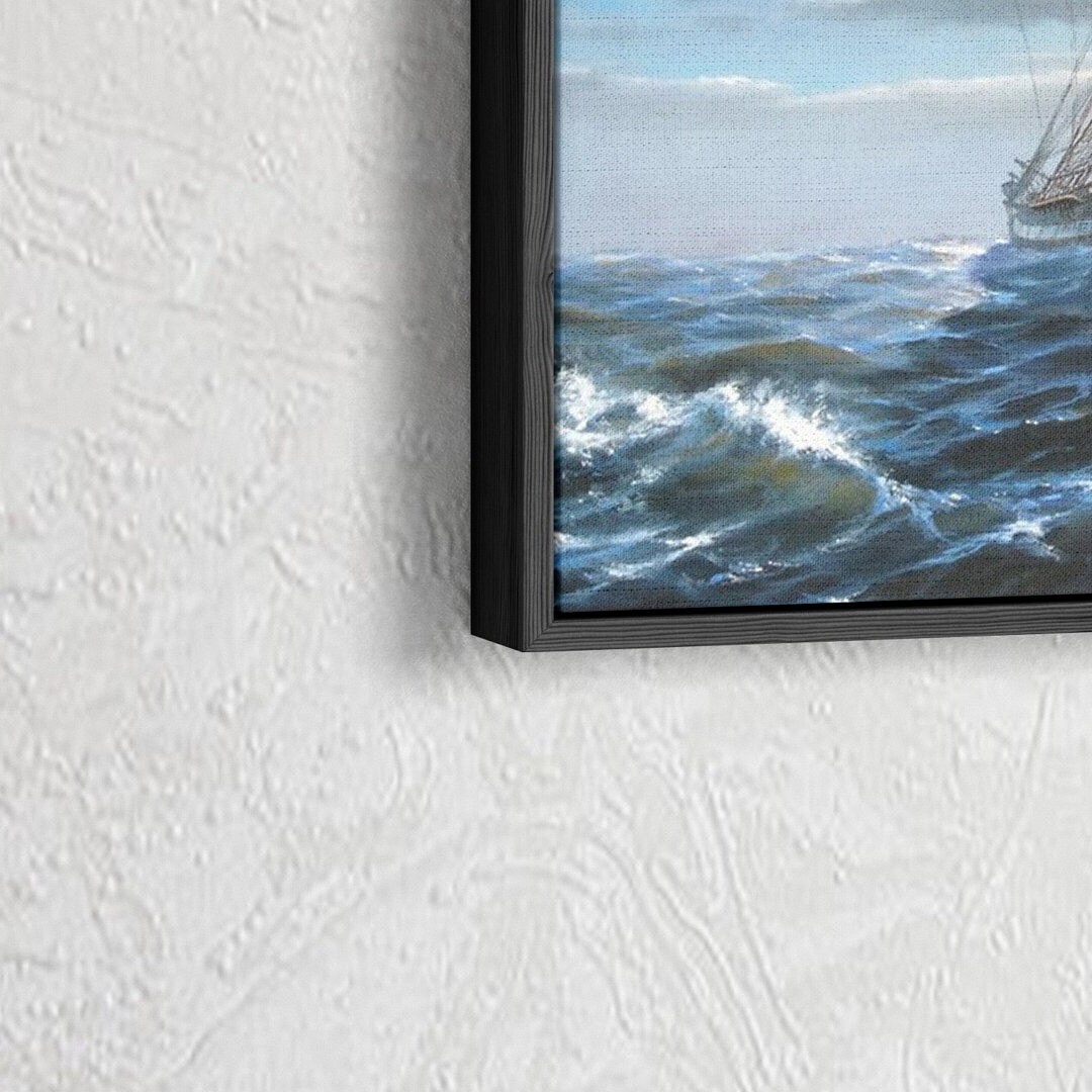 Ship Canvas, Ship Canvas Wall Art, Sea Canvas Wall Art, Framed Canvas ...