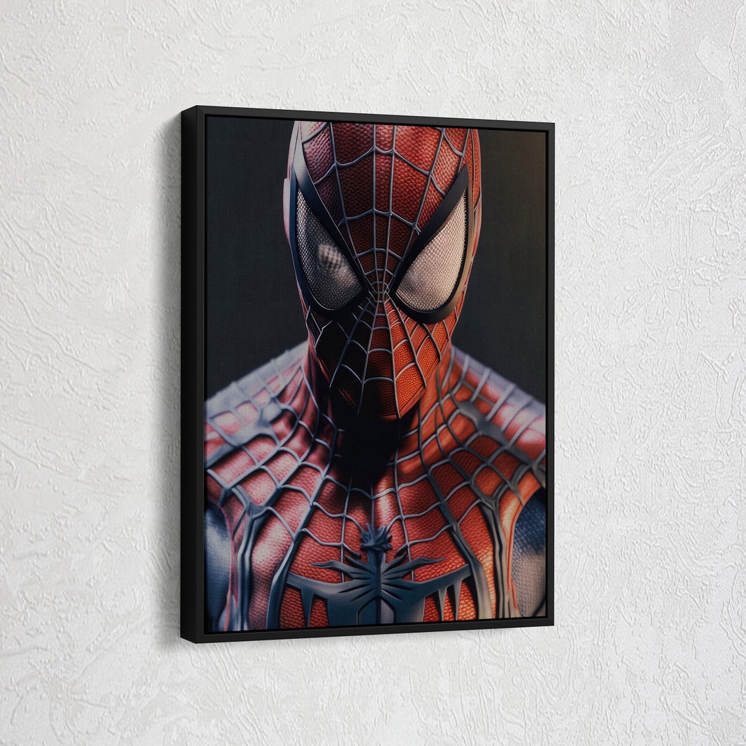 Spider Man Poster, Spider Man Canvas Wall Art, Avangers Canvas Wall Art ...