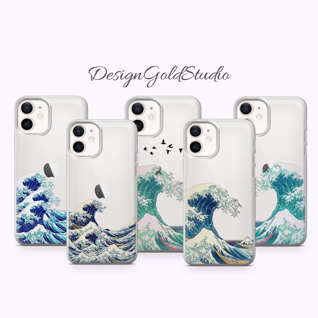 Wave off Kanagawa Phone Case Great Wave Cover for iPhone 14 Pro Max 13 ...