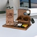 Personalized Gifts for Engineer Wood Phone Docking Station, Desk ...