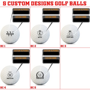 Personalized Golf Ball and Wooden Box - Custom Golf Gift, Golfer ...