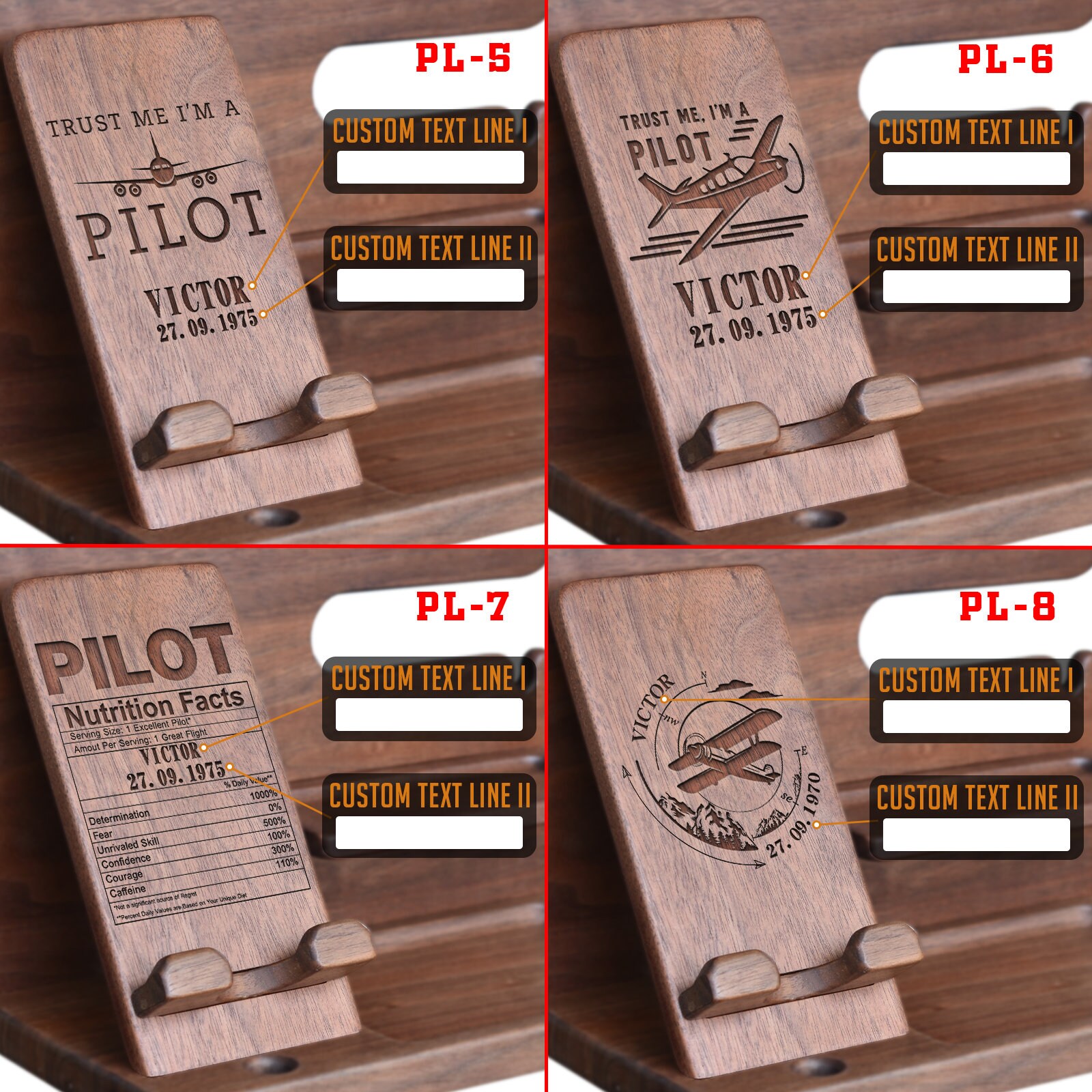 Personalized Pilot Gift for Huaband/dad/boyfriend, Pilot Graduation ...