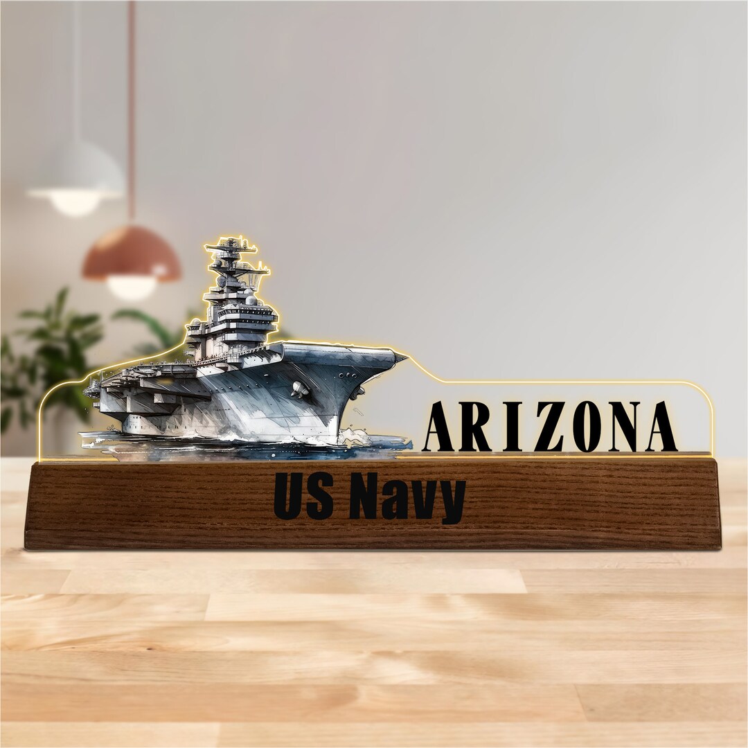 Customized US Navy Office Name Plate, Navy Office Decor, Acrylic Desk ...
