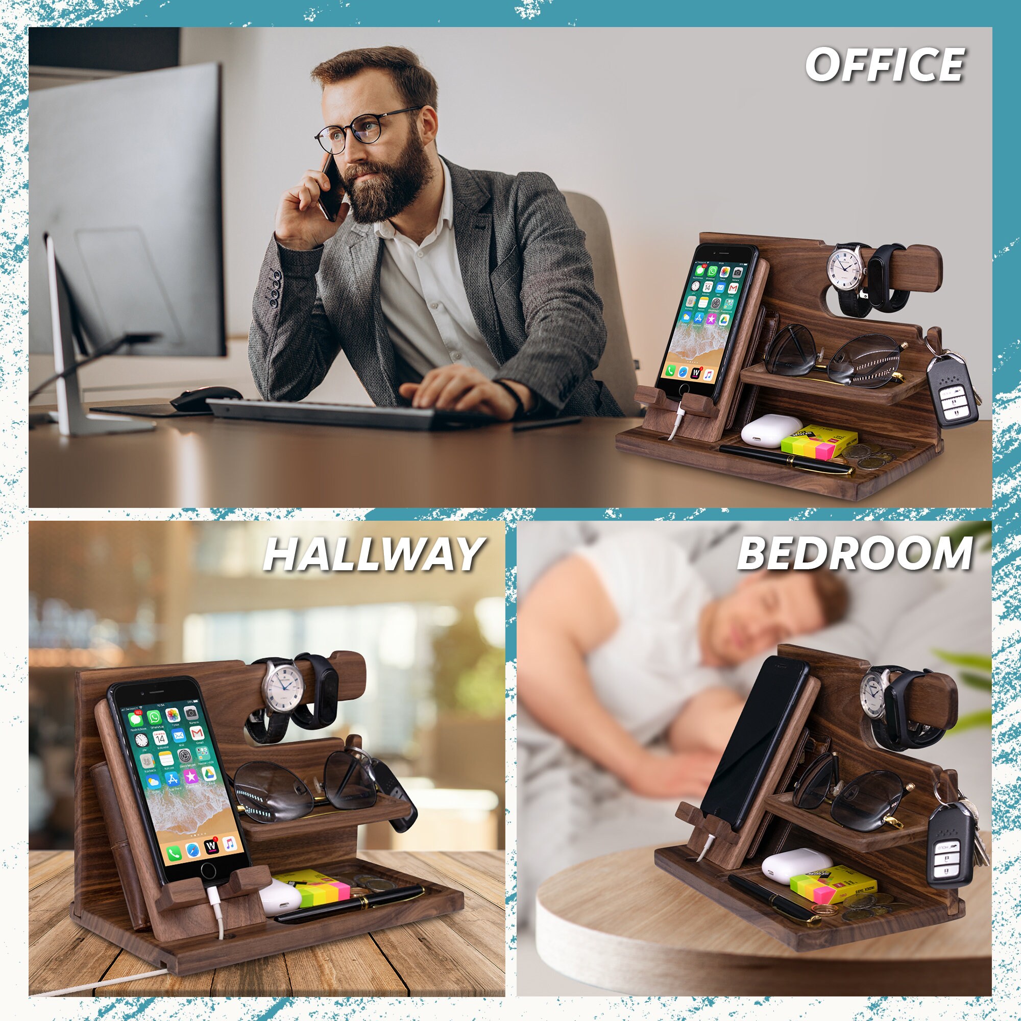 Police Officer Gifts, Docking Station for Policer Officer, Office ...
