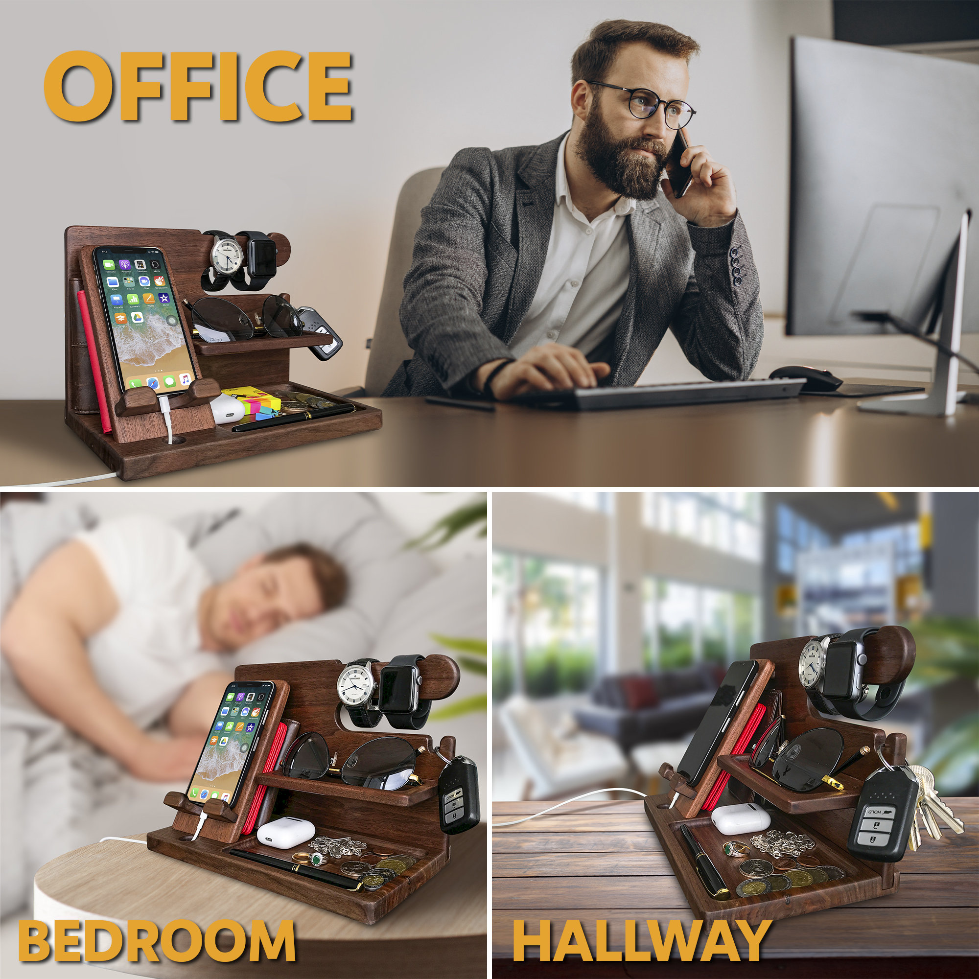 Personalized Docking Station - Dad Gifts From Daughter, First Time Dad ...