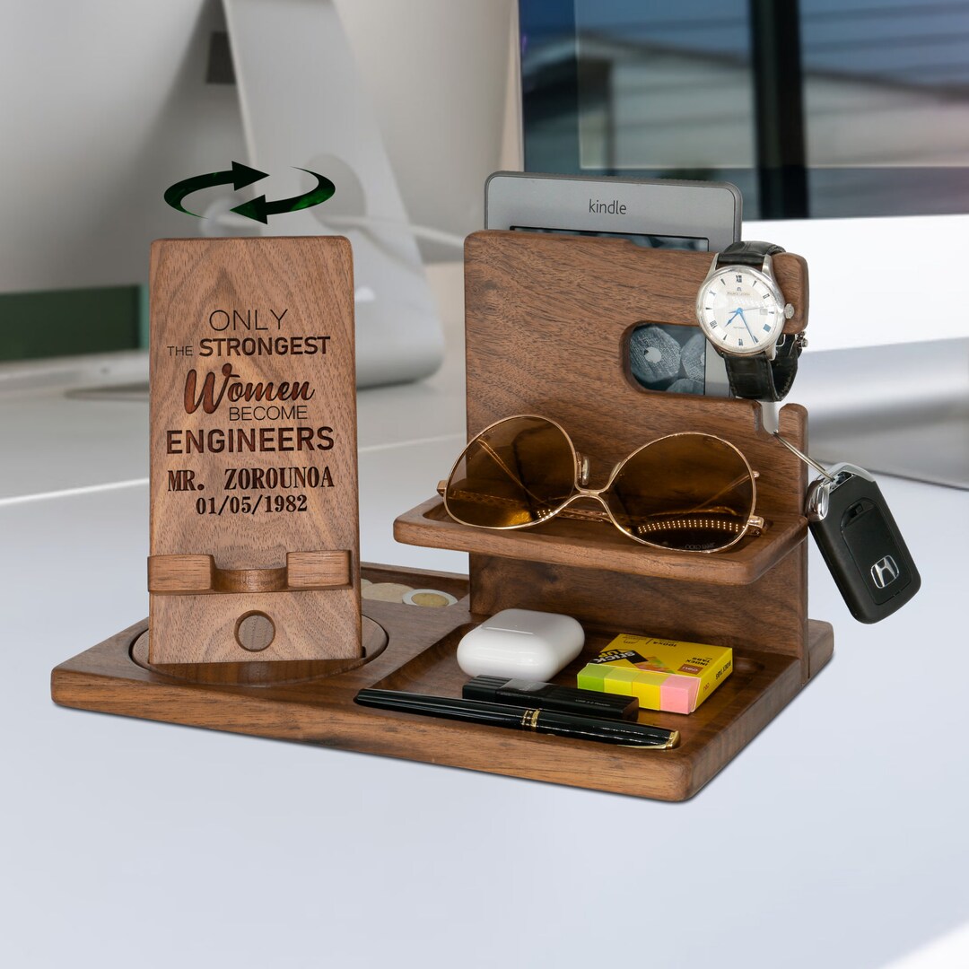 Custom Gifts for Engineer, Docking Station, Office Organizer, Phone ...