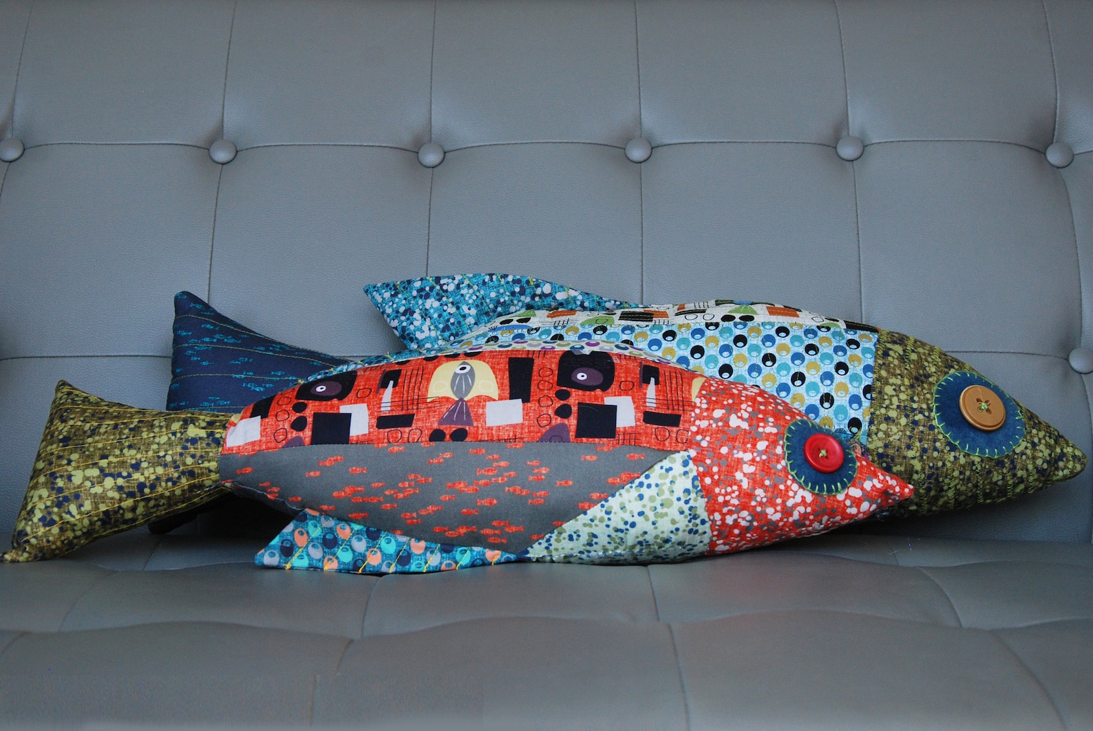 PDF Patchwork Sewing Pattern / Fish 1 Pillow - Etsy