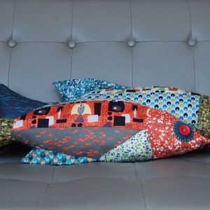 PDF Patchwork Sewing Pattern / Fish 1 Pillow - Etsy