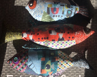 Patchwork Fish-2 Pillow PDF Sewing Pattern / Stuffed Animal - Etsy