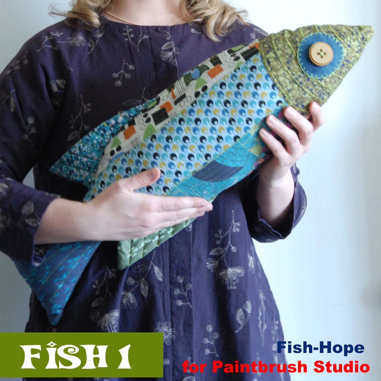 Patchwork Fish-1 Pillow - PDF Sewing Pattern / Stuffed Animal - Etsy