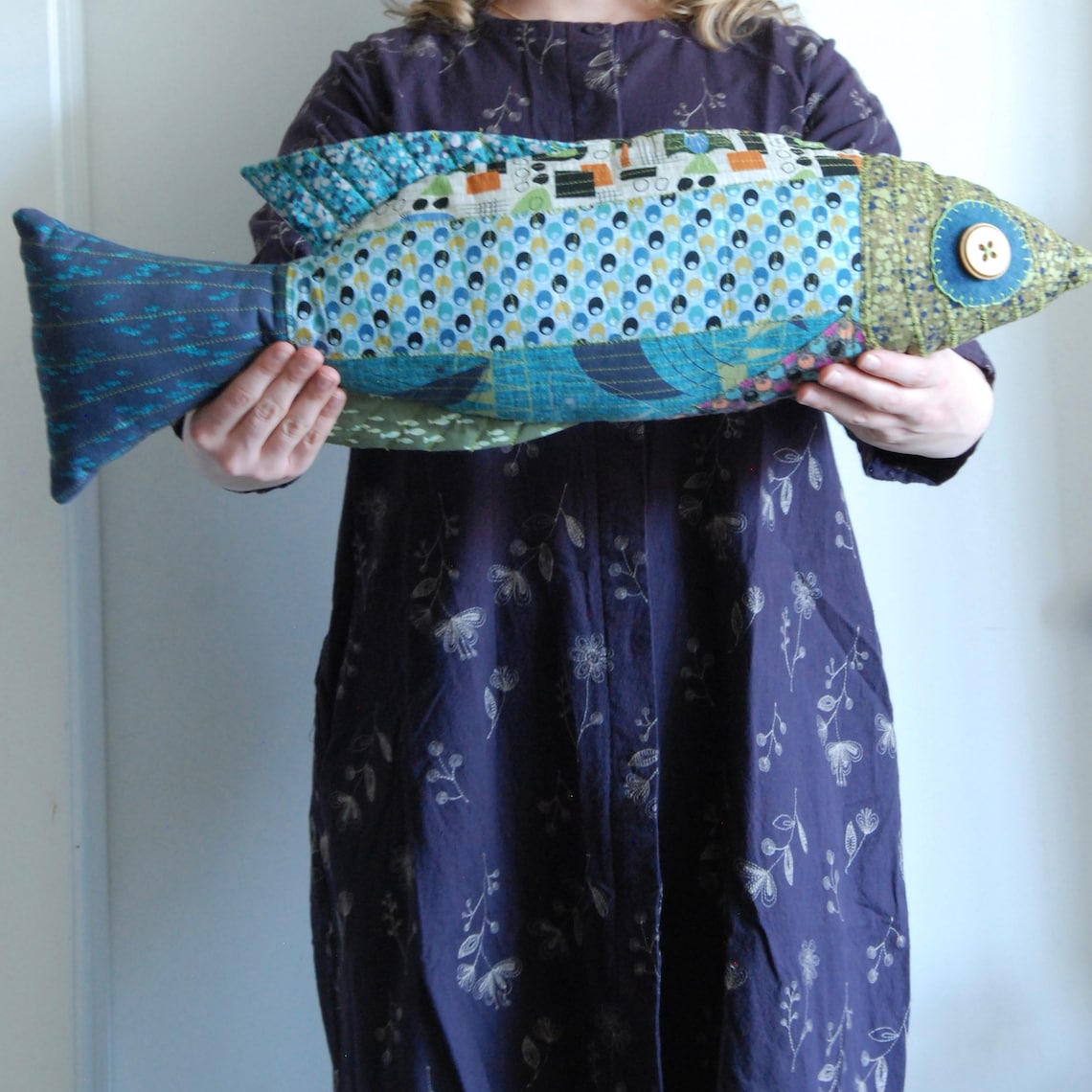 PDF Patchwork Sewing Pattern / Fish 1 Pillow - Etsy