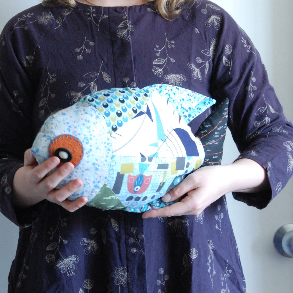 DIY - Patchwork Fish 1.2.3 Combo Sewing Pattern PDF File - Etsy