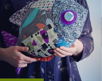 Patchwork Fish-2 Pillow PDF Sewing Pattern / Stuffed Animal - Etsy
