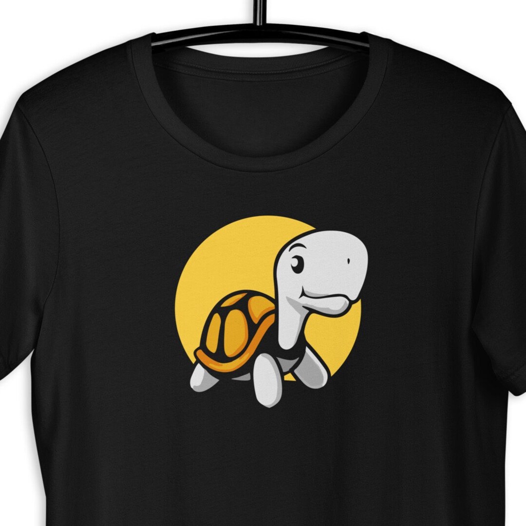 Turtle T-shirt, Cotton, Cute Sea Turtle, Ocean Animals, Tortoise Tees ...