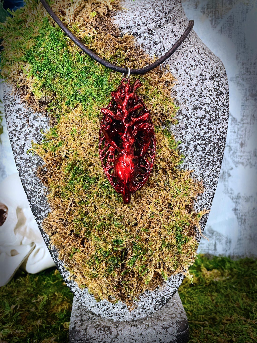 Real Mouse Skull and Lucifer Flower Pendant Electroplated - Etsy