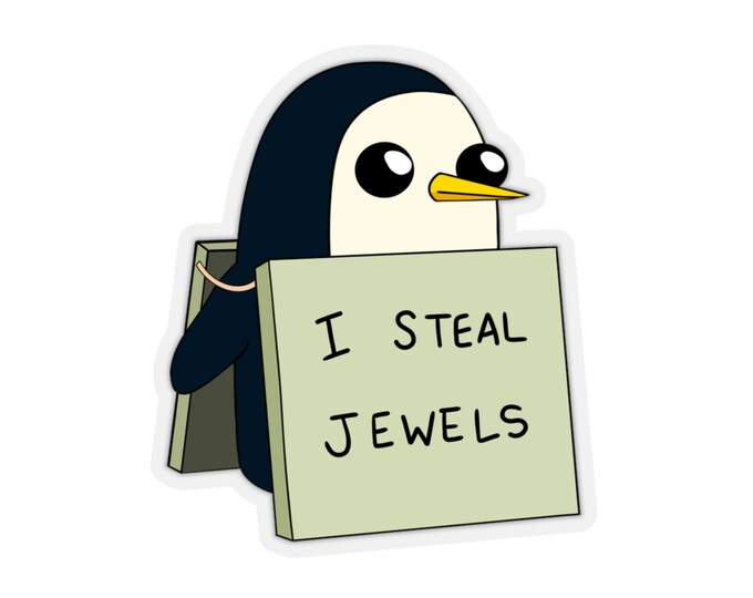 Gunther Adventure Time Stickers - Etsy