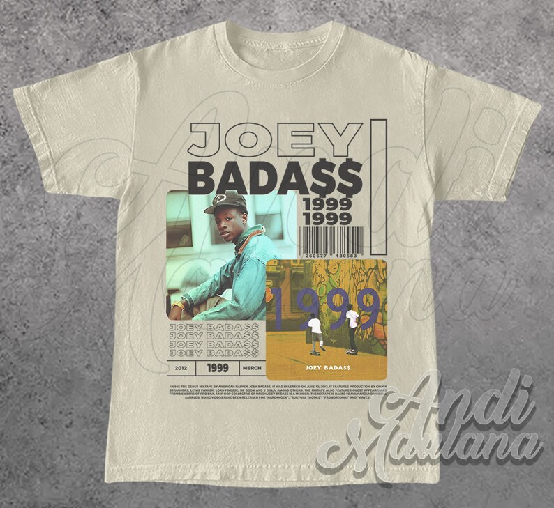 Camiseta de estilo suave unisex JOEY BADASS limitada, Joey Badass Merch ...
