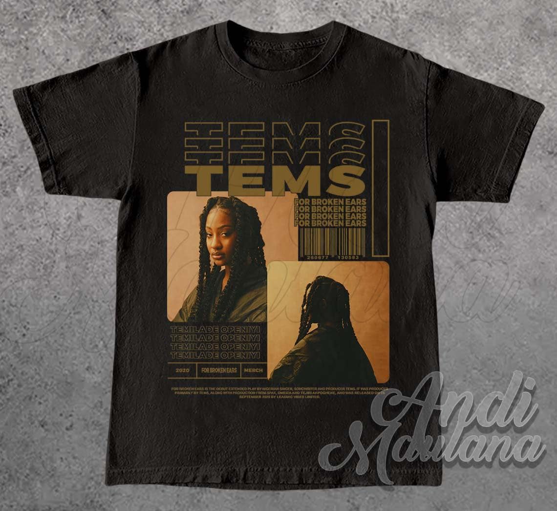 TEMS Singer-songwriter and Record Producer Unisex Softstyle T-shirt ...