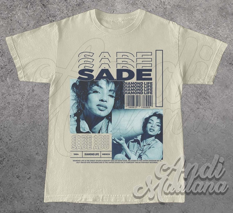Limited SADE Unisex Softstyle T-shirt, Sade Diamond Life Album 90s ...